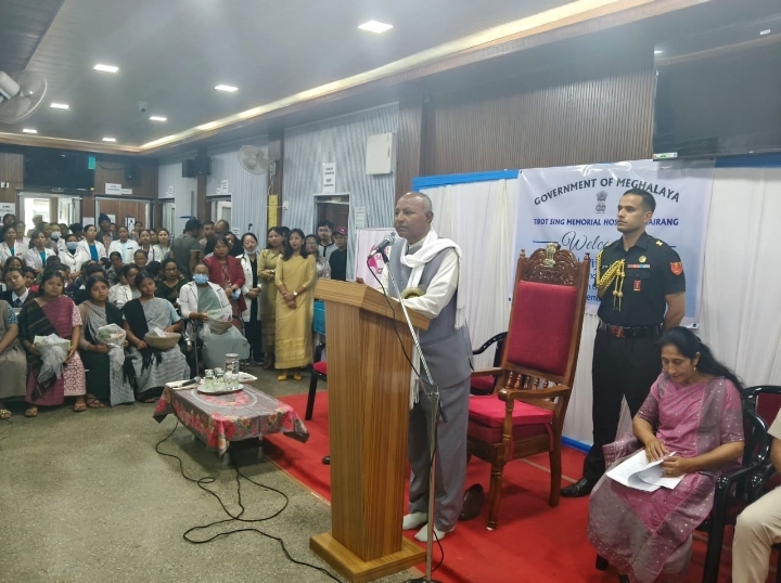 Meghalaya Governor attends Swasth Nari Sashakt Parivar Abhiyan at ...